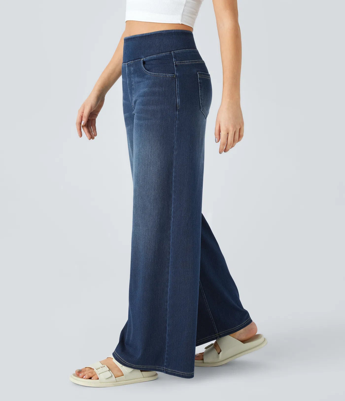 Noodlab Flex™ Comfort Yüksek Bel Jean