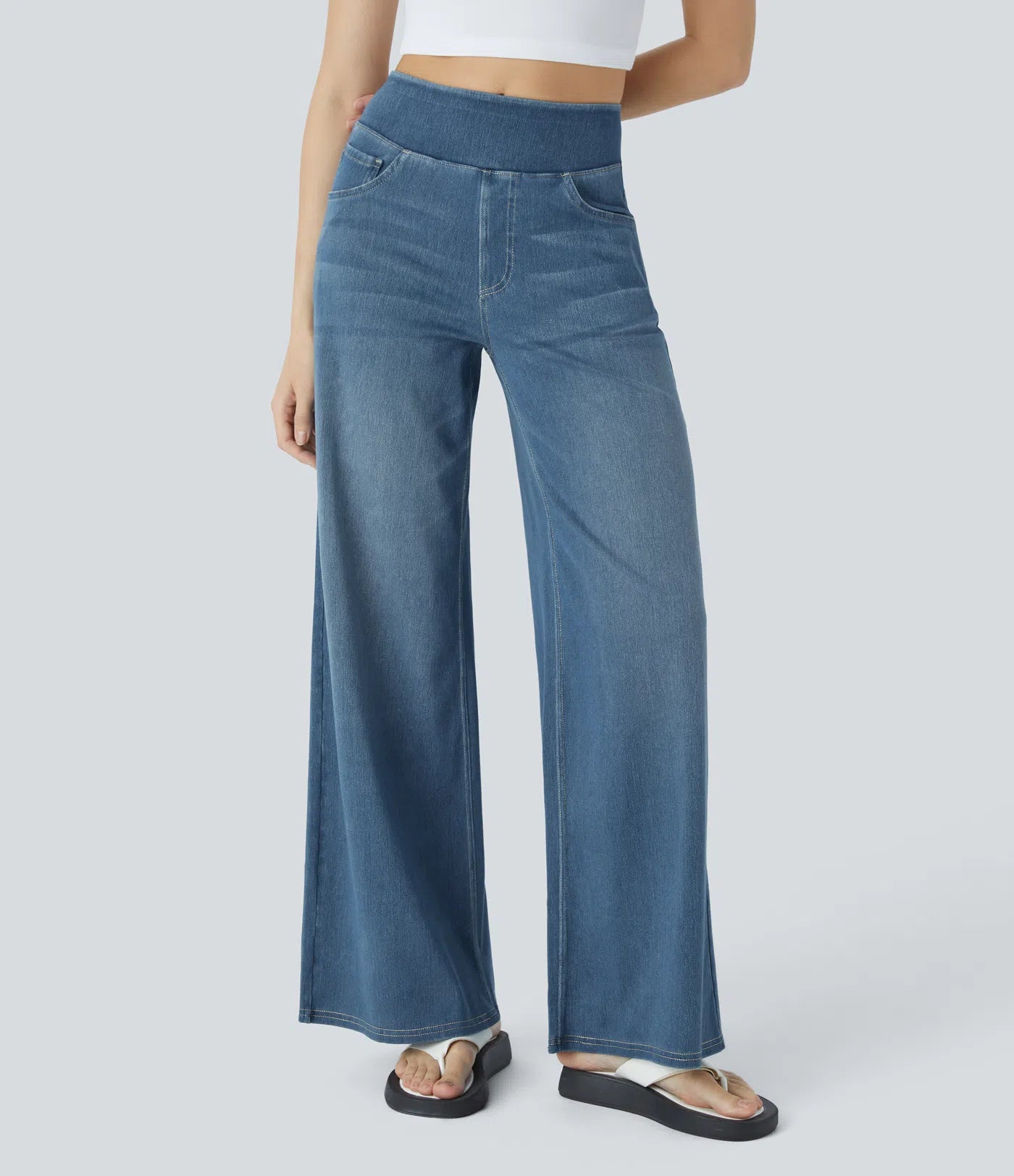 Noodlab Flex™ Comfort Yüksek Bel Jean