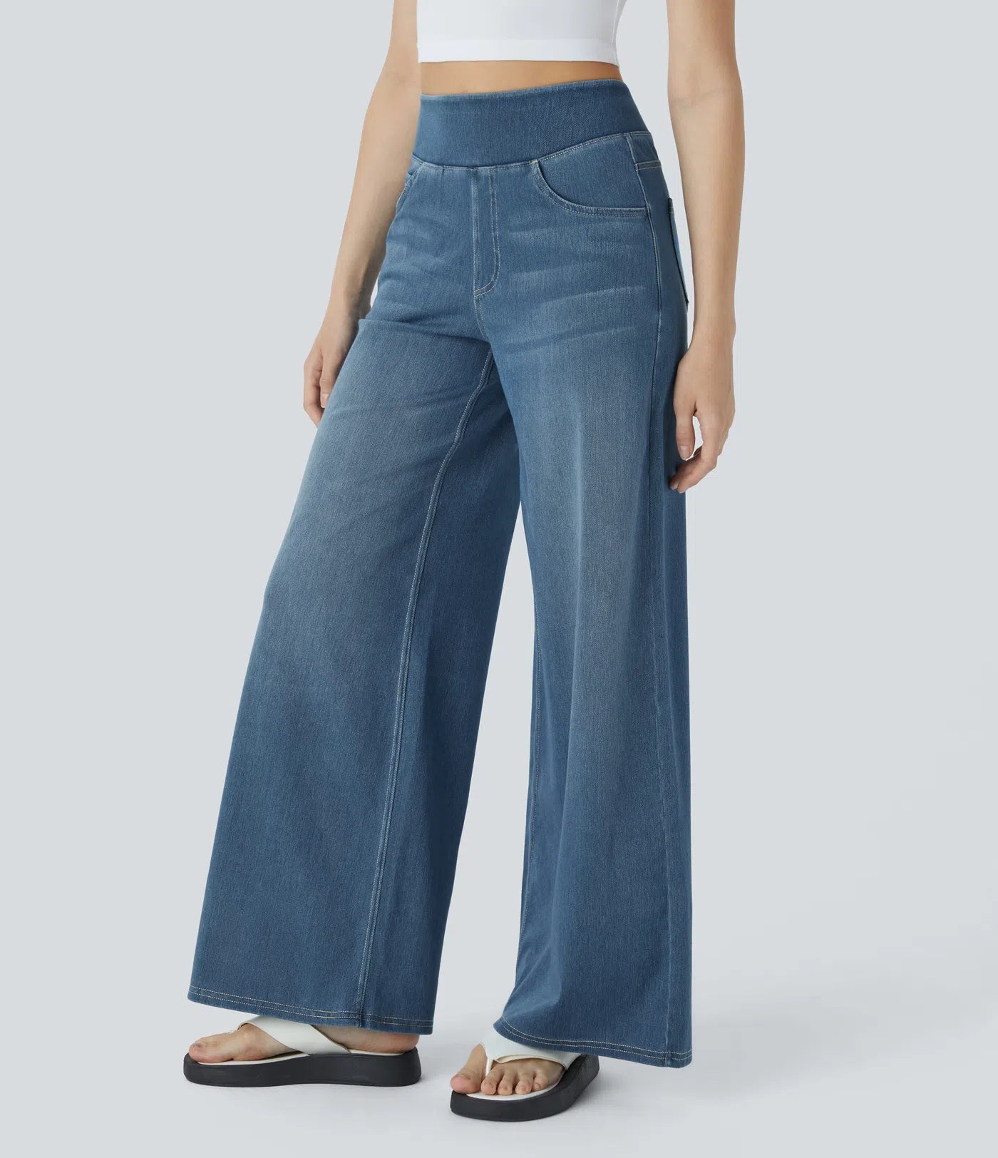 Noodlab Flex™ Comfort Yüksek Bel Jean