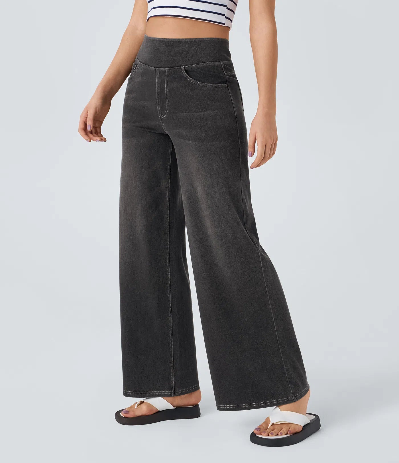 Noodlab Flex™ Comfort Yüksek Bel Jean
