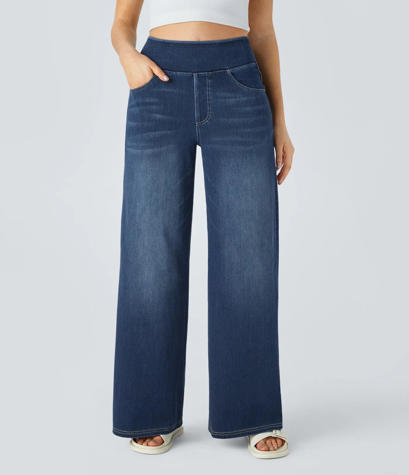 Noodlab Flex™ Comfort Yüksek Bel Jean